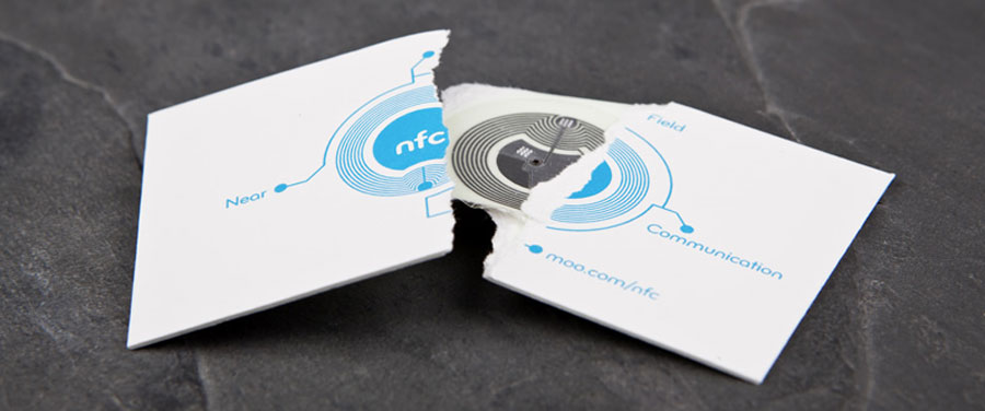 The business card evolves, now with NFC