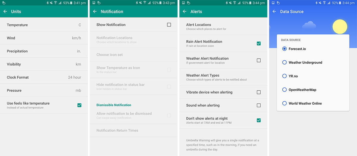 Review: Weather Timeline (Android, Android Wear)