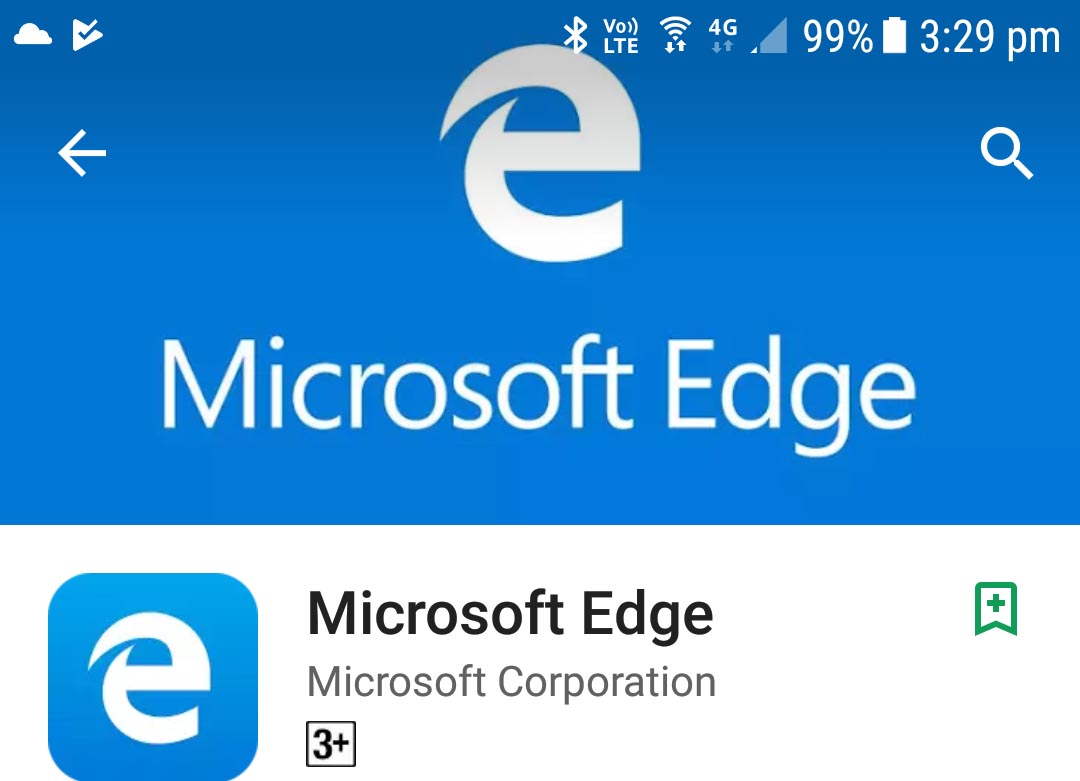 Microsoft Edge comes to Android