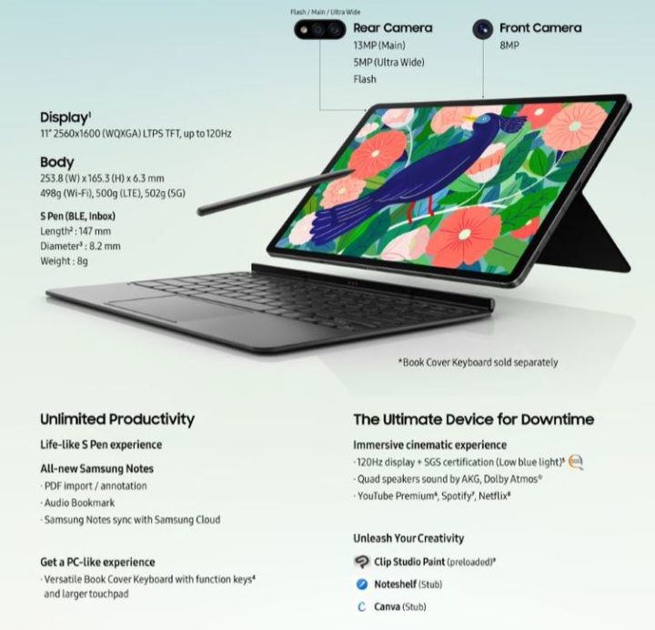 Samsung Galaxy Tab S7 and S7+ - which is for you? | GadgetGuy