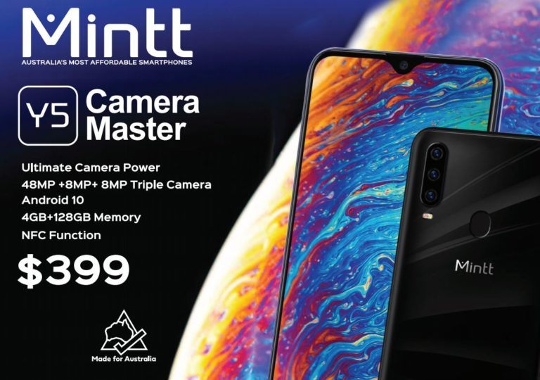 Mintt 2020 smartphone range - A5, X5 and Y5