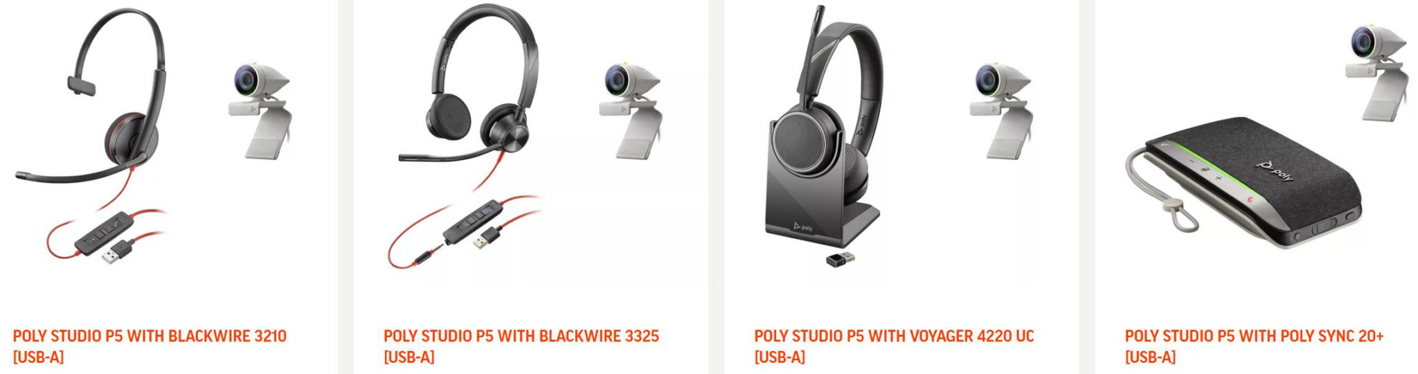 Poly Studio P5 Webcam and Blackwire 3325 headset kit (review)