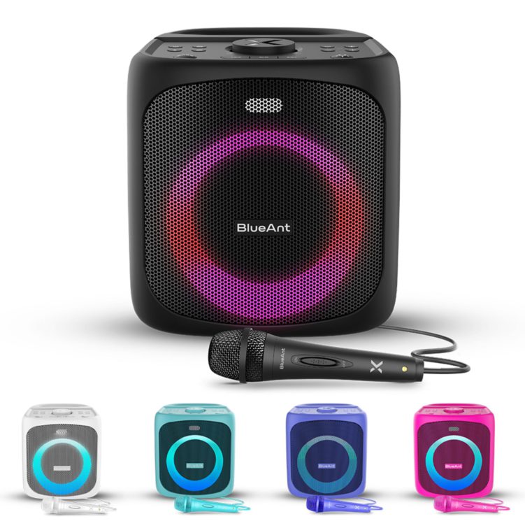 BlueAnt X4 – loud, flashy and proud – BT party speaker and mic (review)