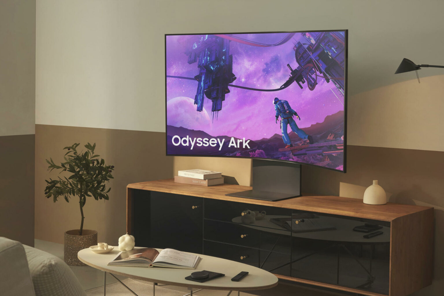 Samsung's massive Odyssey Ark gaming monitor is for multitaskers and ...