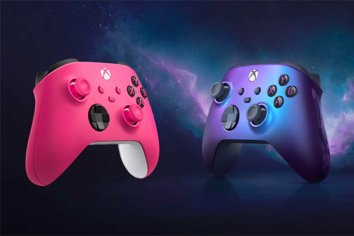 I'm in love with the Deep Pink and Stellar Shift Xbox controllers