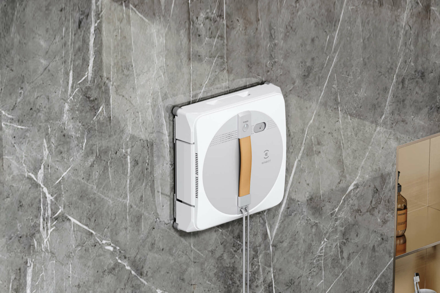 Ecovacs' Winbot W1 Pro robot automatically cleans your windows