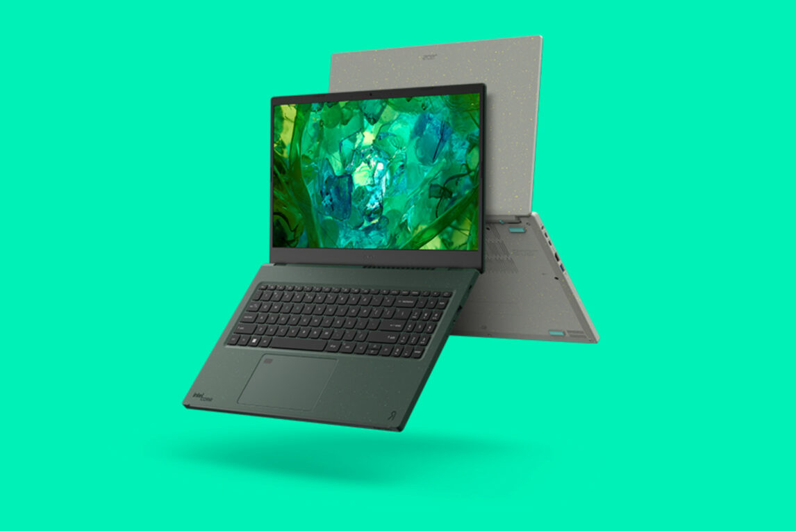Acer Aspire Vero 15 laptop now uses even more recycled materials