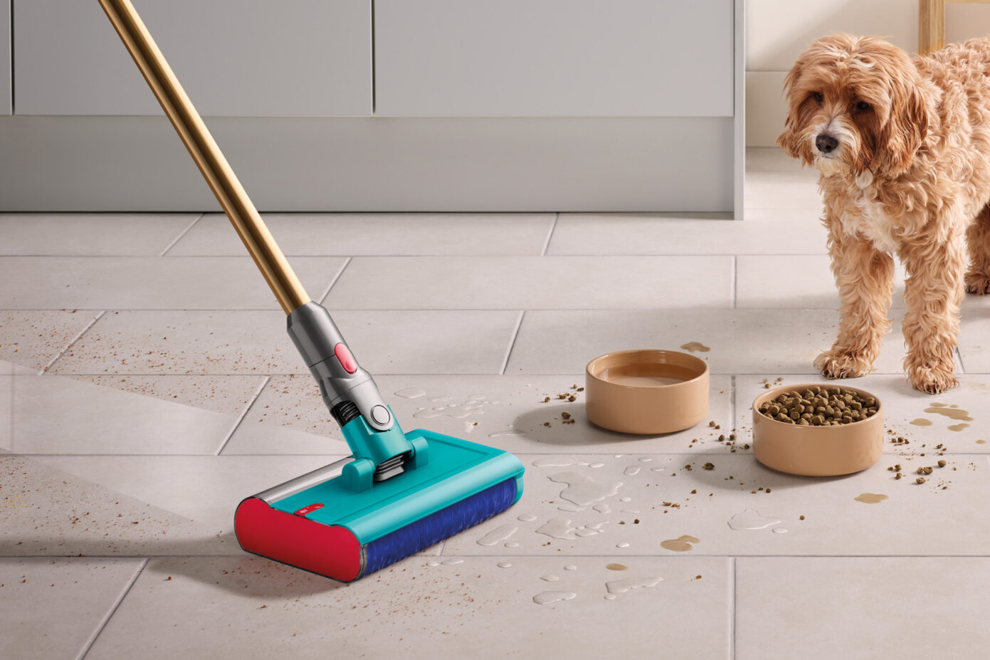 Dyson debuts its first wet/dry stick vac with 'submarine' mop head