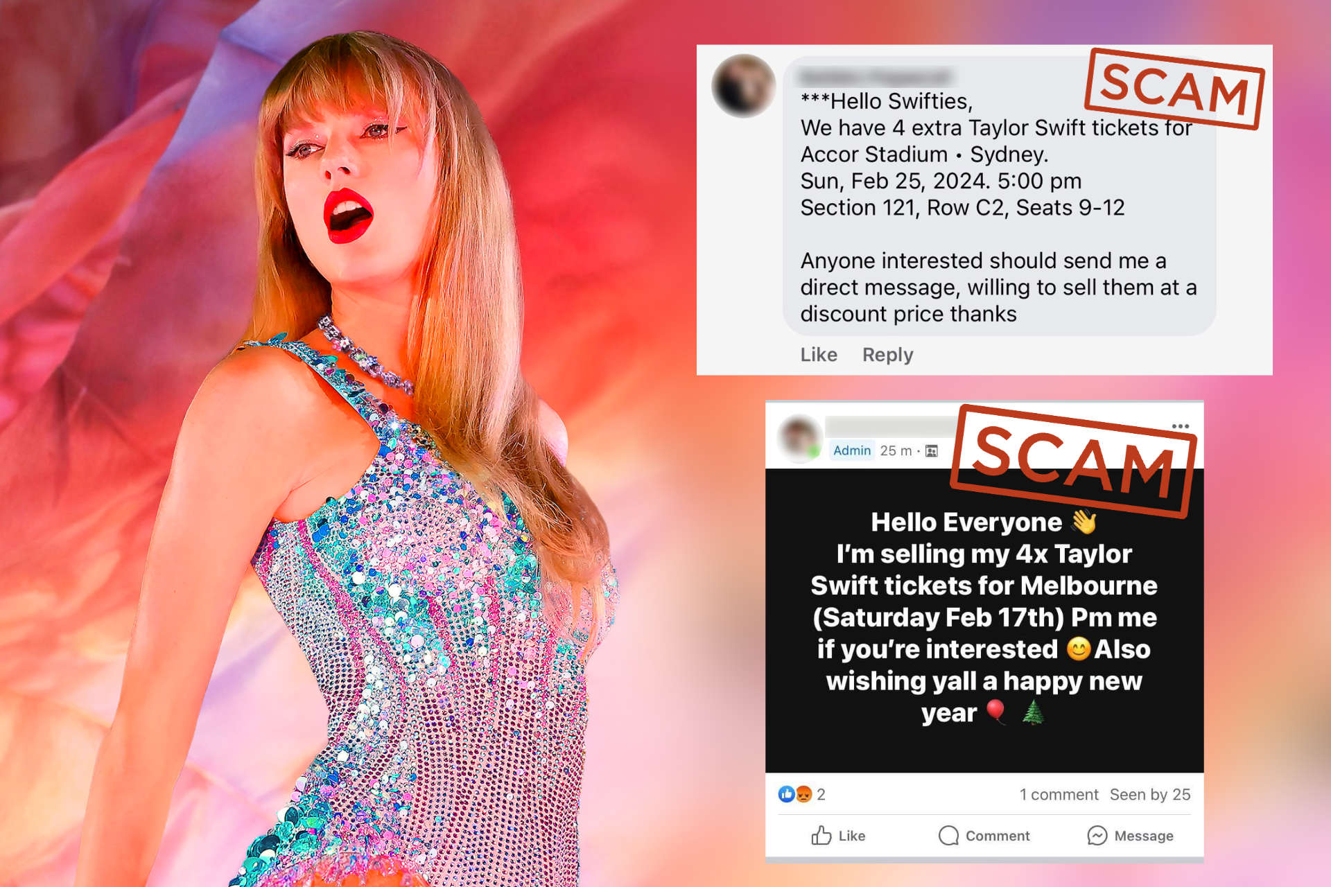 Taylor Swift tickets scam costs Australian Swifties more than $135k