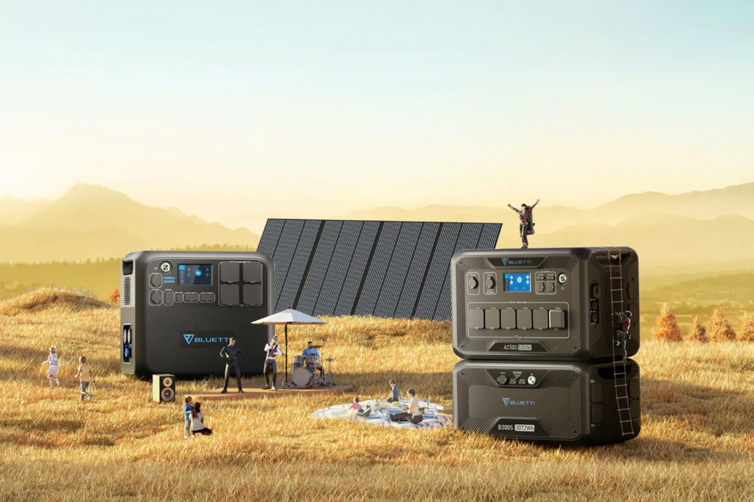 BLUETTI AC240 with IP65 for rugged all-weather outdoor power