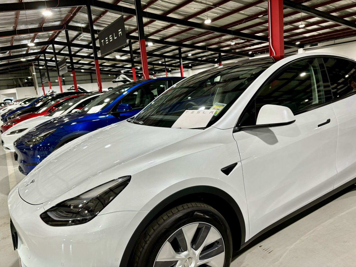 Behind the wheel of a Tesla Model Y: back to the future