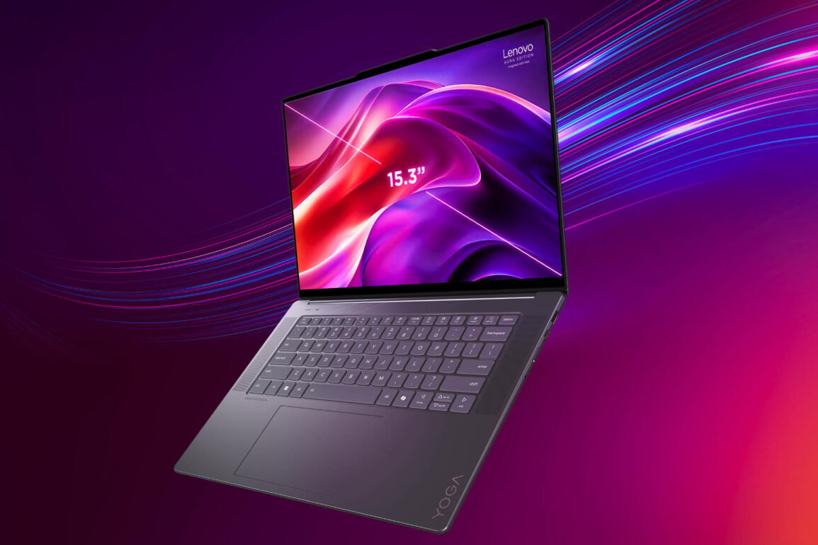 Lenovo Yoga Slim 7i Aura Edition optimises your laptop per task