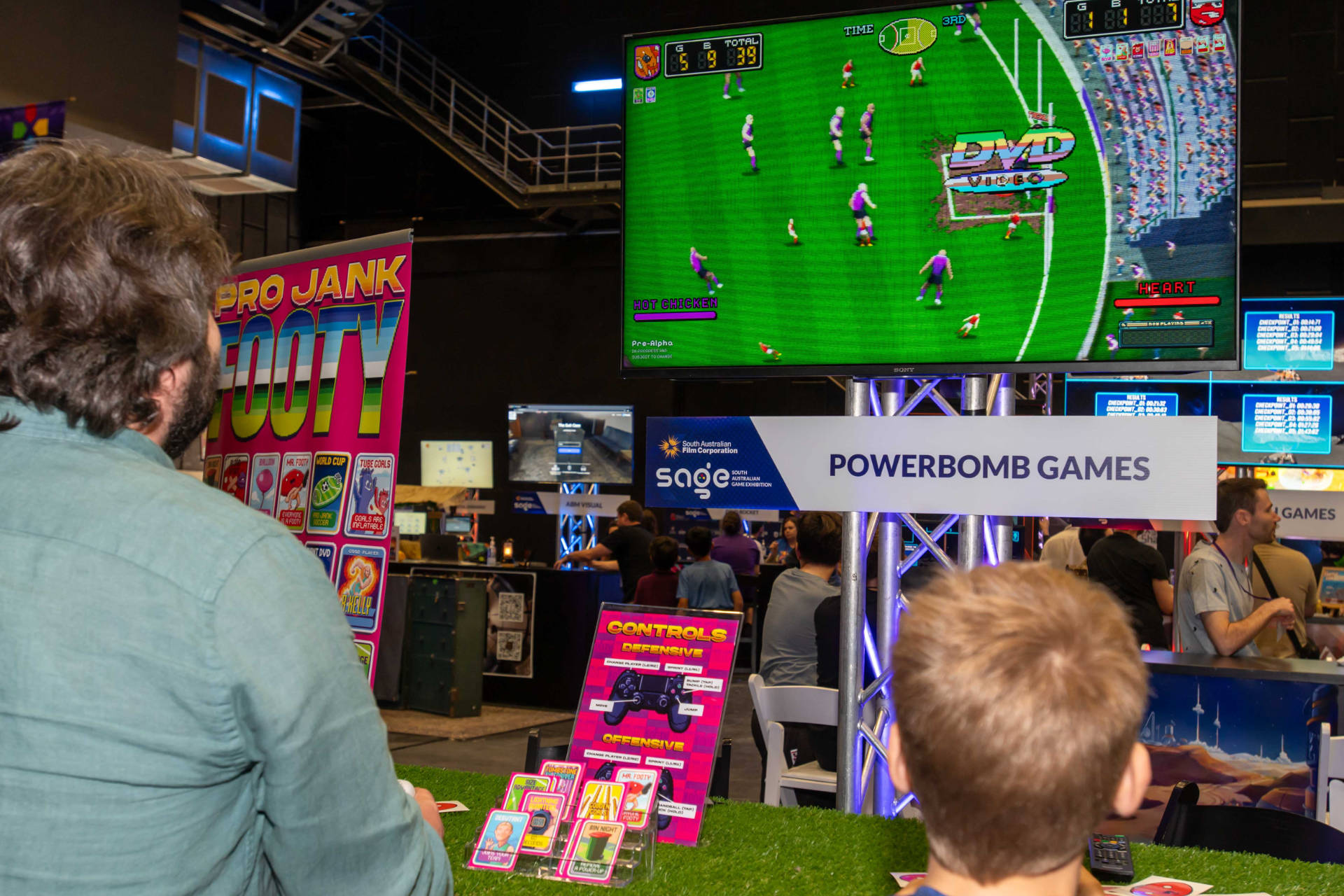 Hilarious footy game wins best in show at SAGE 2025