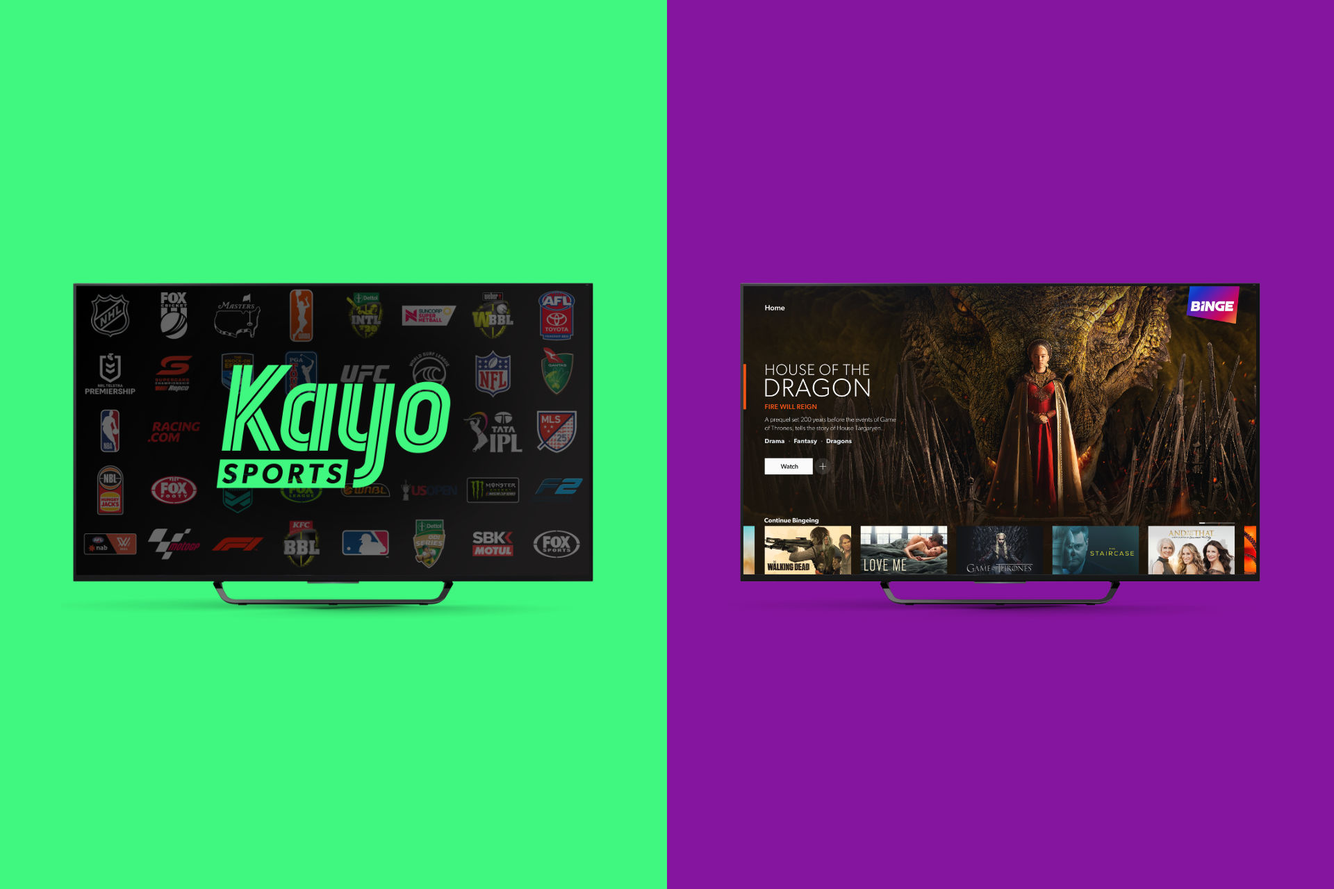 Kayo Sports and Binge stop streaming in "very remote" Australia